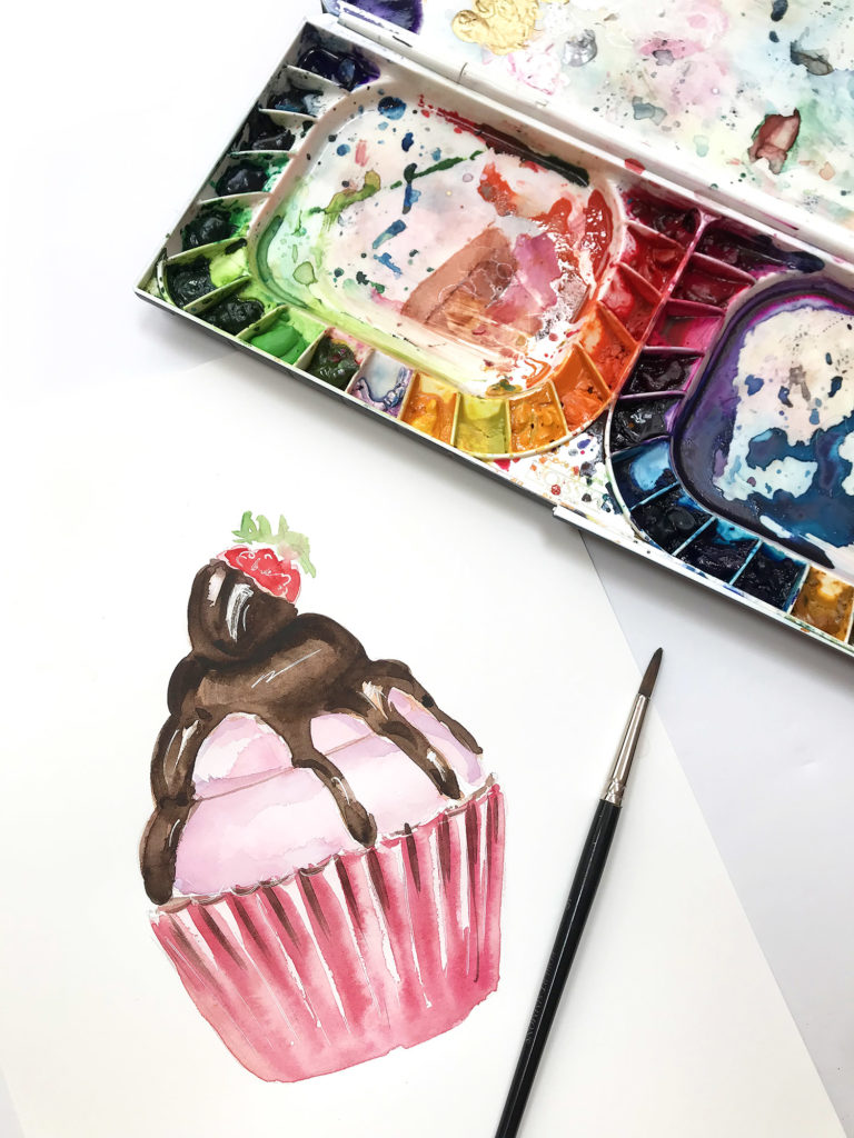 Watercolor Practice / Painting Sweet Treats - Event Artist