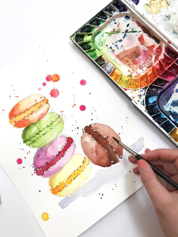 Watercolor Practice / Painting Sweet Treats - Event Artist