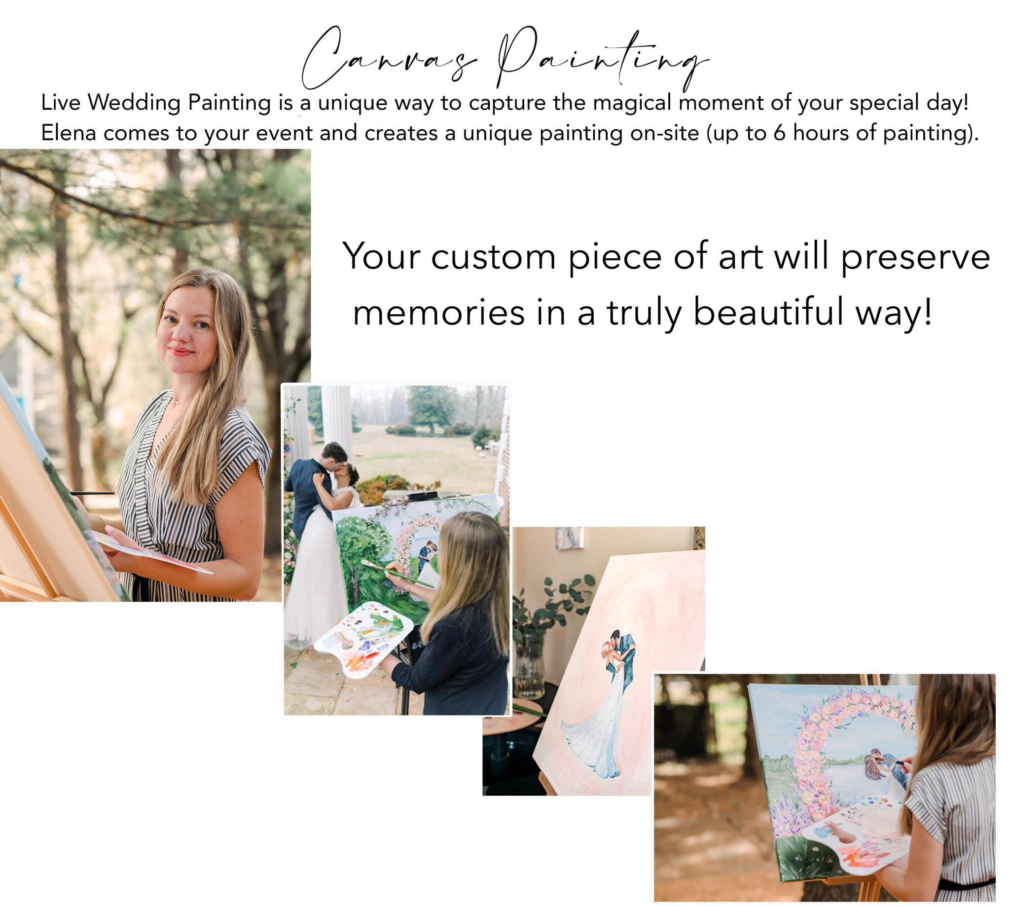 Live Wedding Painting – Event and Wedding illustrator