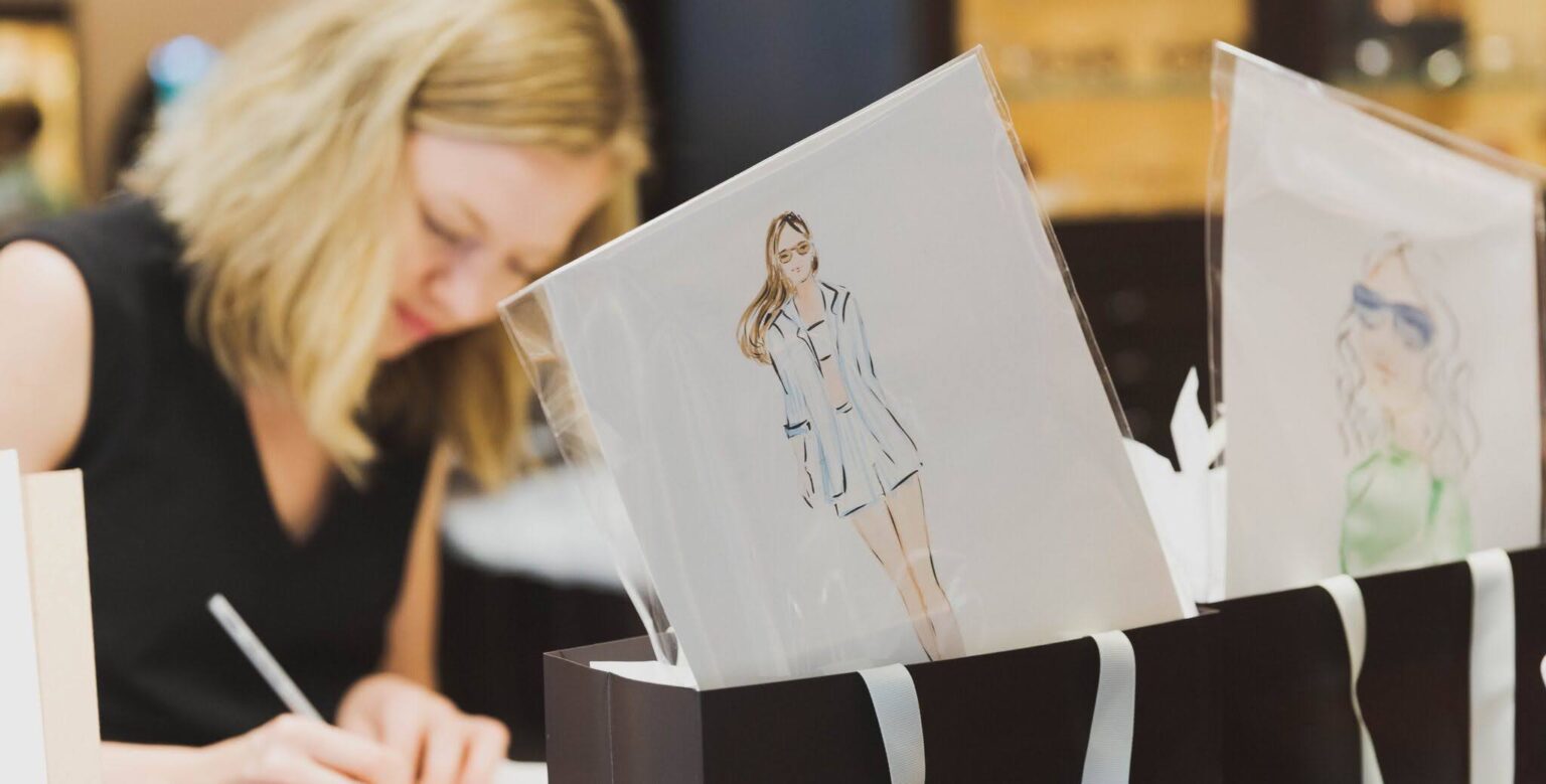 Live Wedding Guest Portraits – Event Artist