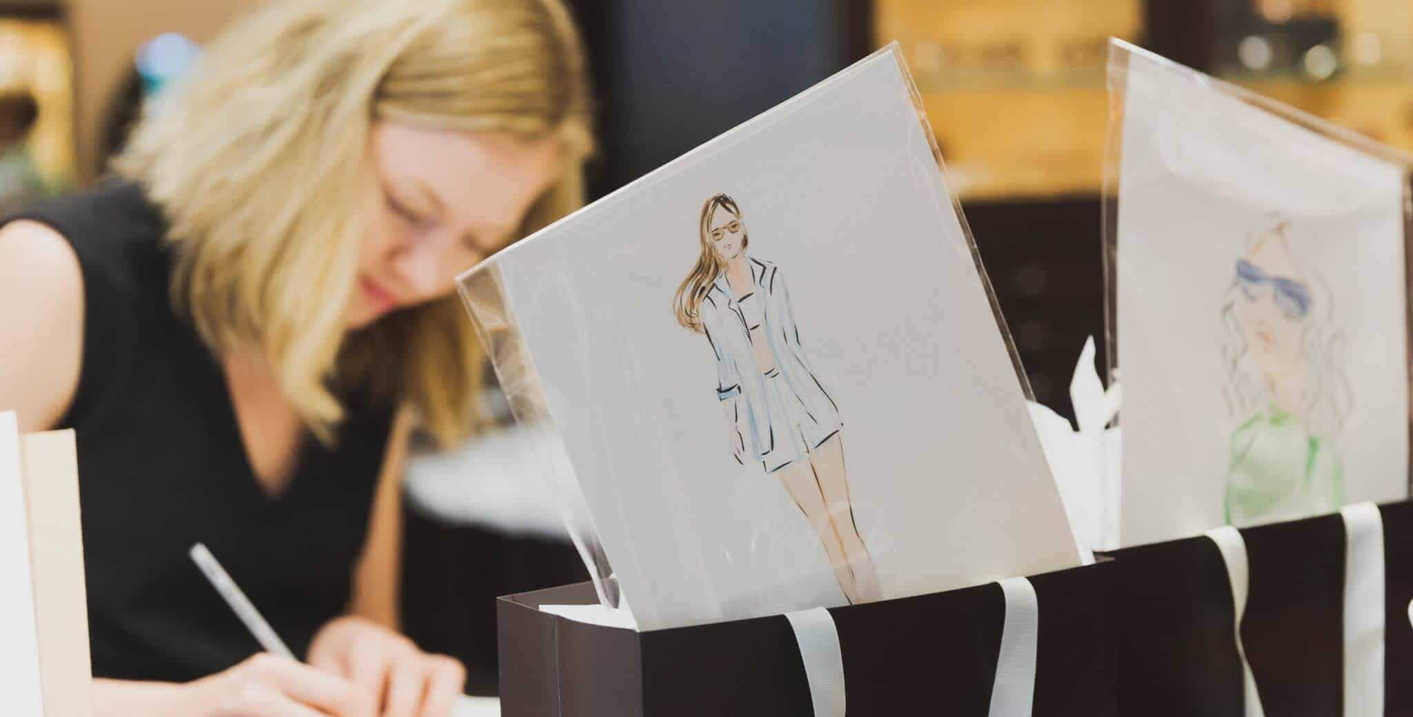 Live Wedding Guest Portraits – Live Wedding Painter