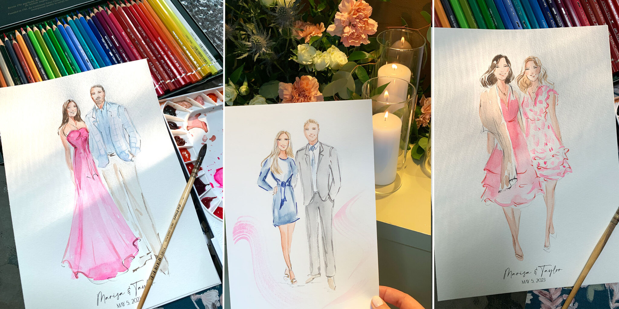 Live Wedding Painting - Event Artist